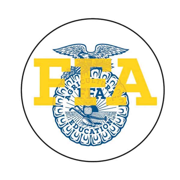 FFA BLUE AND GOLD BUTTON - 02483-0000