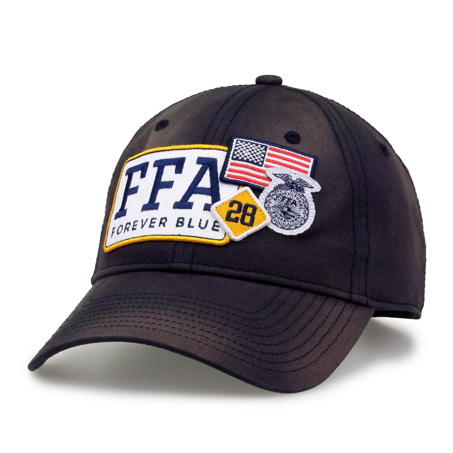 MULTI PATCH SLIDE CAP NAVY/ - 03018-4000