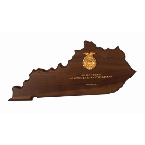 STATE SHAPED PLAQUES - STATESHAPE